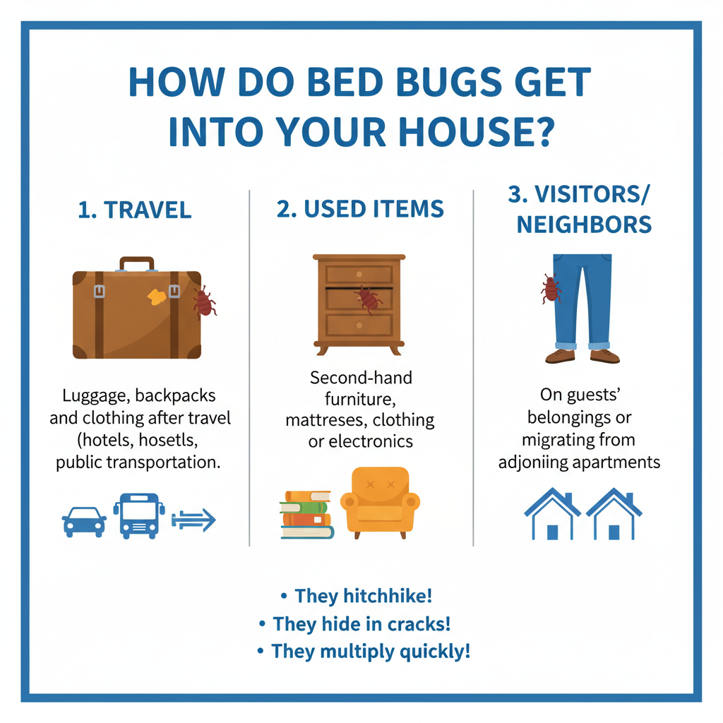 How Do Bed Bugs Get Into Your House
