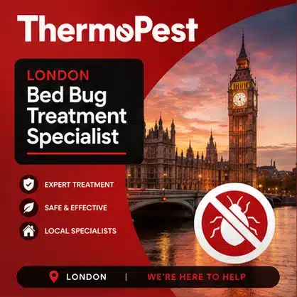 Bed Bug Heat Treatment London | 60-Day Guarantee | ThermoPest